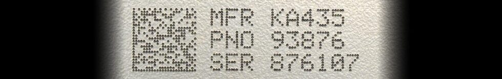 DoD / UID Direct Part Marking (DPM) & ID - MIL-STD-130